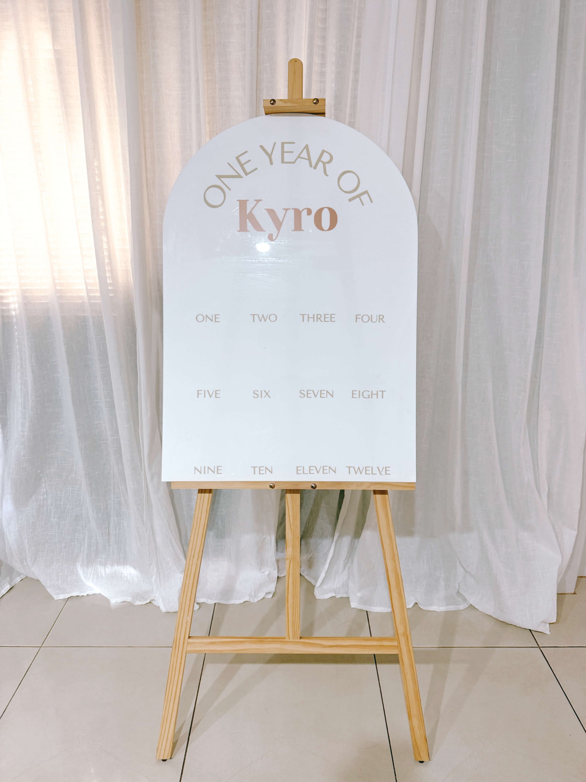 Custom First Year Board – Petite Play Soft Play