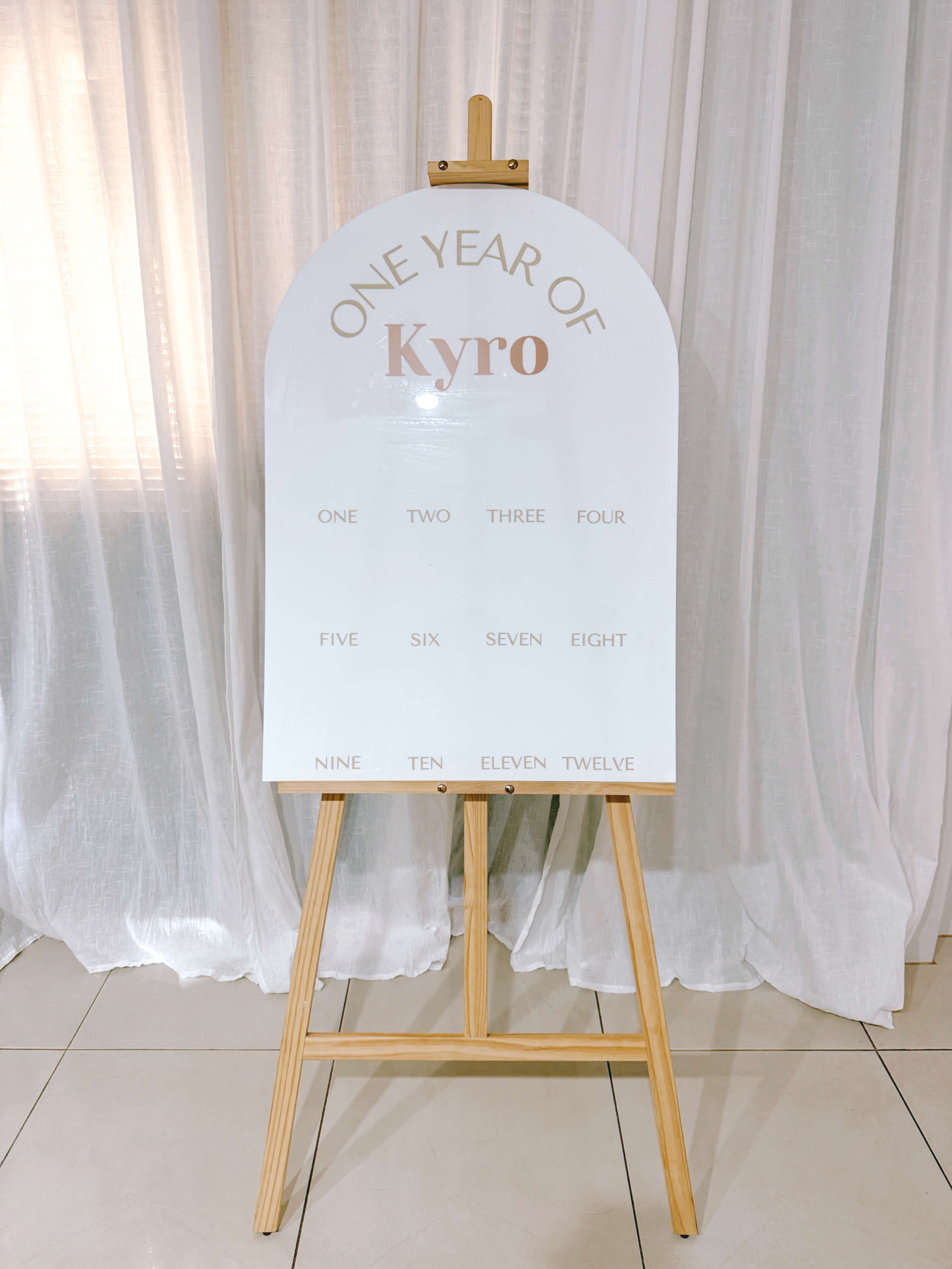 Custom First Year Board – Petite Play Soft Play